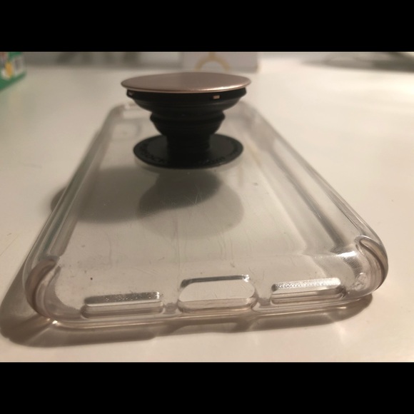 speck | Accessories | Iphone X Clear Speck Case With Rose Gold ...